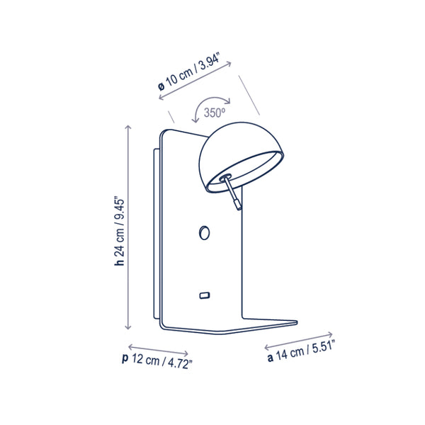 Beddy A02 Wall Light - Lighting Affairs