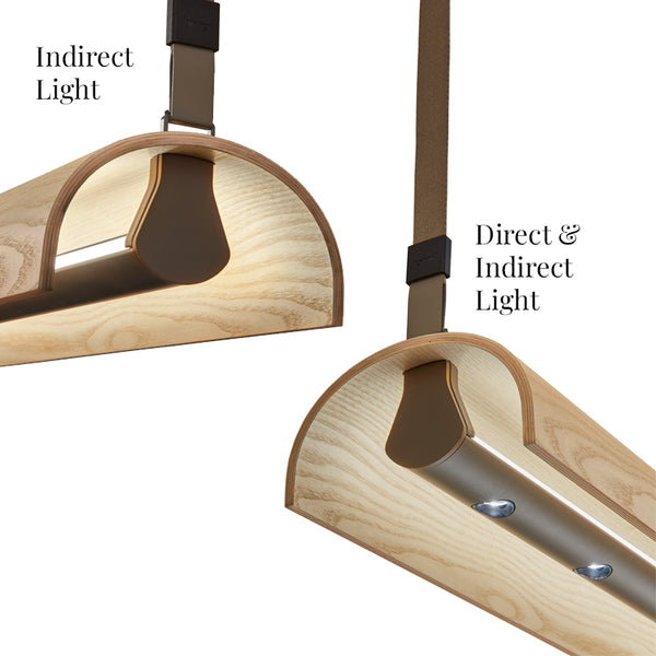 Aluet S/100/2L Direct & Indirect Pendant Light - Lighting Affairs