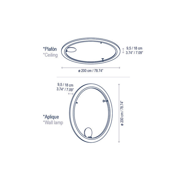 Roda PF200 Ceiling/Wall - Lighting Affairs