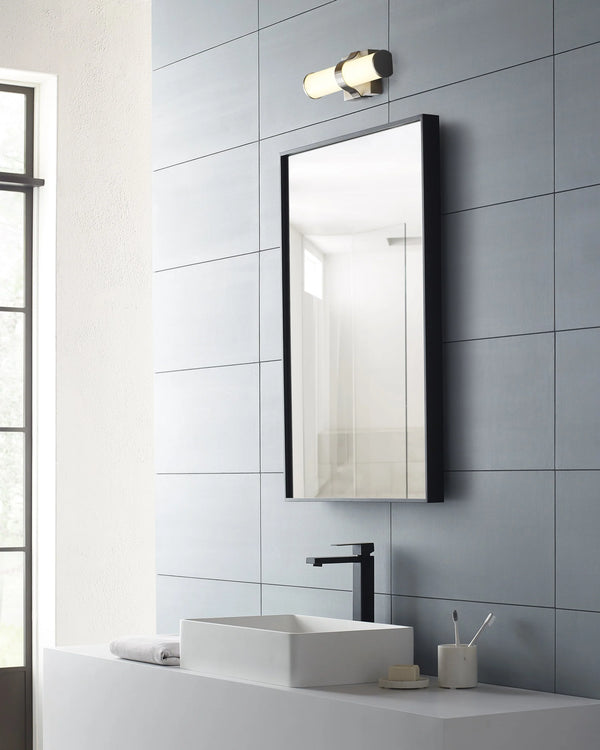 Tech Lighting Lynk LED 12 Satin Nickel and Opal White Acrylic Wall Sco ...