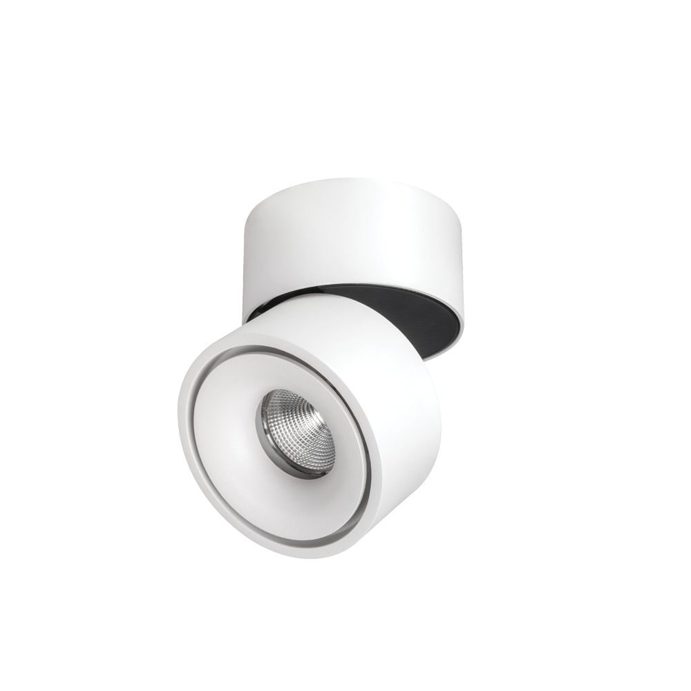 Kinetic Textured White Surface Mounted Downlight - Lighting Affairs
