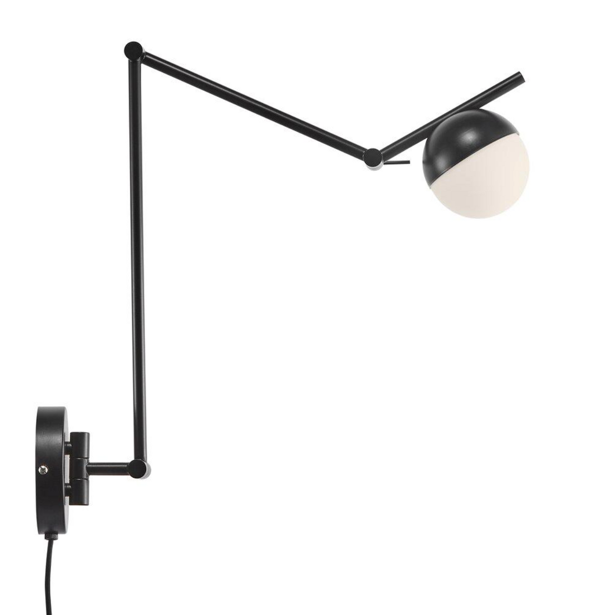 Contina Black Wall Light - Lighting Affairs